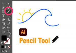 Where is the Pencil Tool in Illustrator (How to Use It)