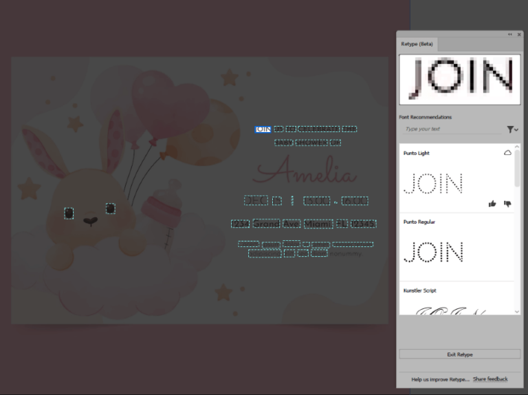 How to Use the Retype Beta Tool in Adobe Illustrator