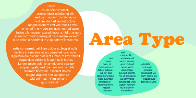 How to Use the Area Type Tool in Adobe Illustrator