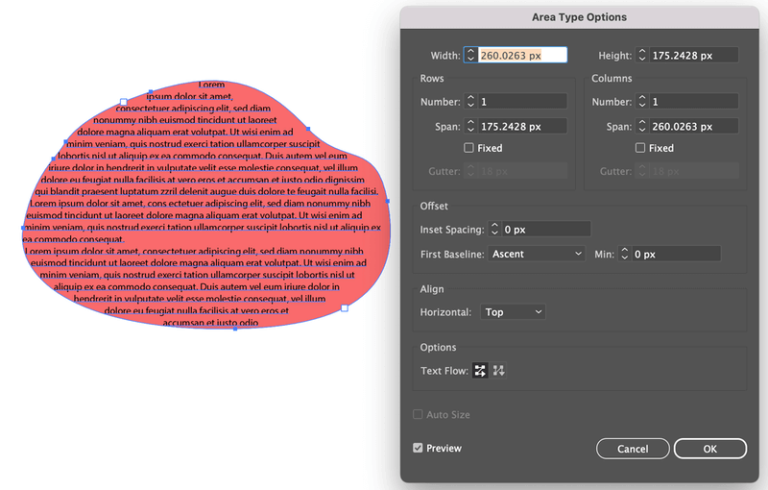 How to Use the Area Type Tool in Adobe Illustrator