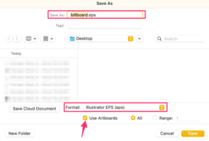 How to Export & Open EPS from Adobe Illustrator