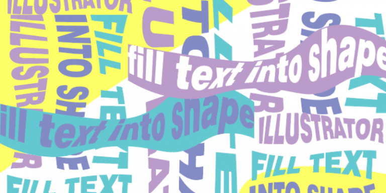 2 Ways to Fill a Shape with Text in Adobe Illustrator
