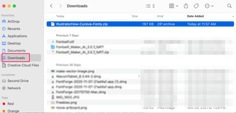 4 Handmade Cursive Fonts for Adobe Illustrator (Free Download)