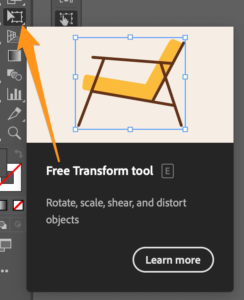 Where is The Free Transform Tool in Adobe Illustrator