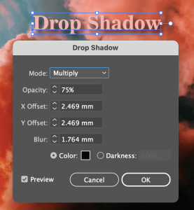 2 Quick Steps to Add Drop Shadow in Adobe Illustrator