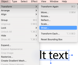 2 Ways to Italicize or Tilt Text in Adobe Illustrator