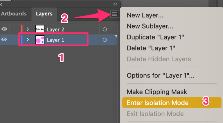 What is Isolation Mode in Illustrator & How to Use It