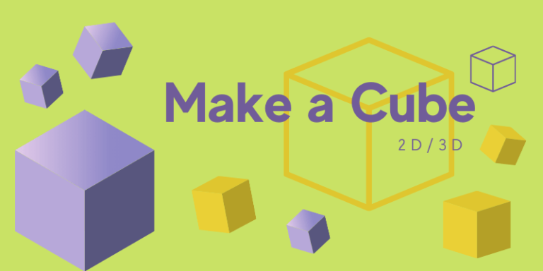 2 Ways to Make a Cube in Adobe Illustrator (2D & 3D)