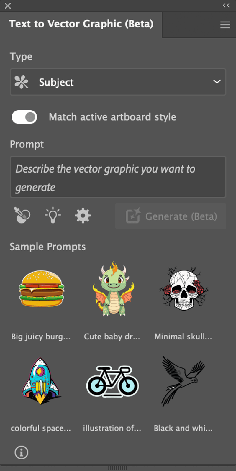Adobe Illustrator Generative AI Tool (Text to Vector)