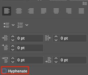 One Click to Turn Off Hyphenation in Adobe Illustrator