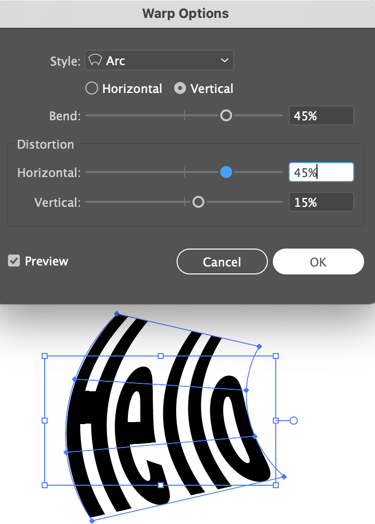 2 Quick Easy Ways To Warp Text In Adobe Illustrator 2 Quick Easy Ways To Warp Text In Adobe Illustrator